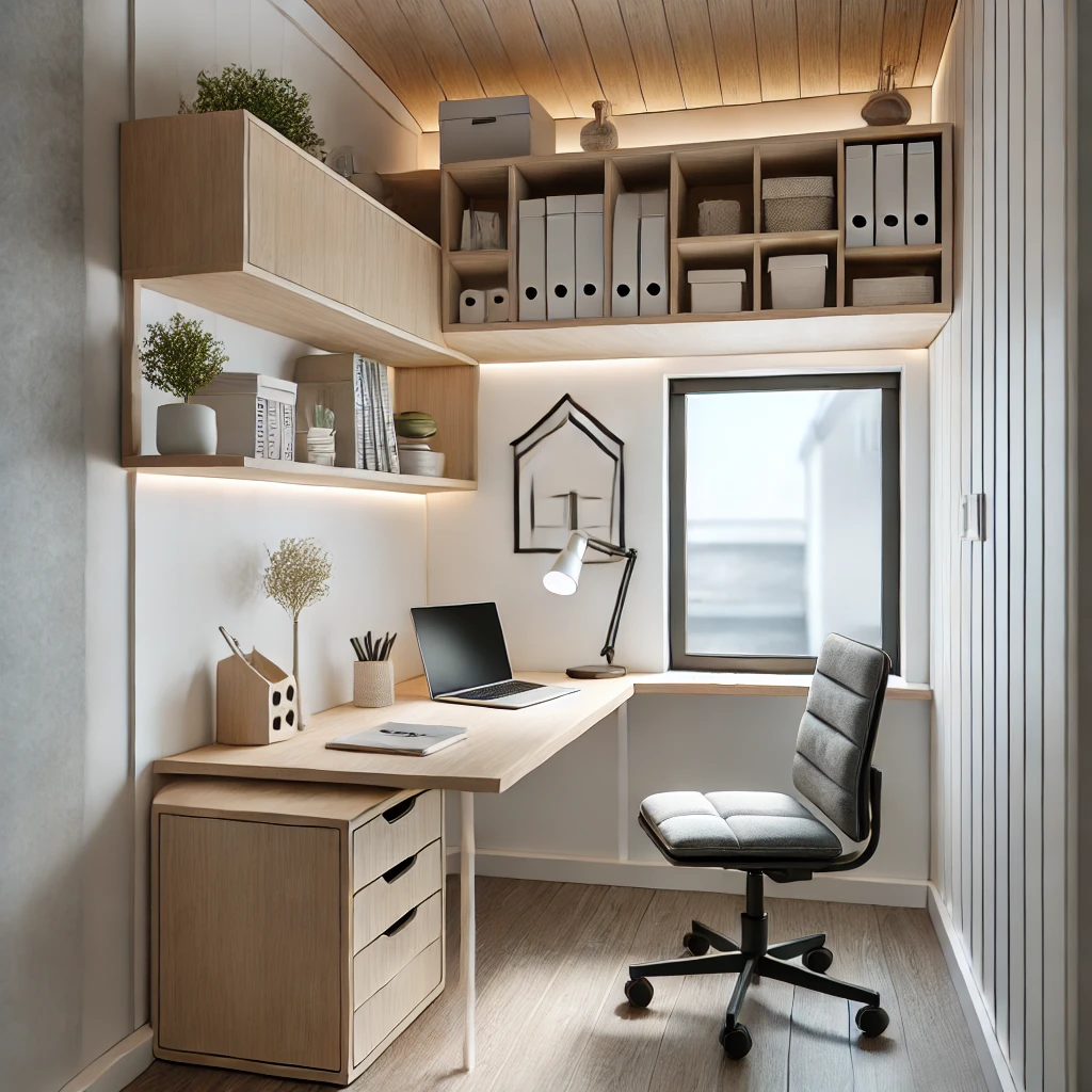 How to Design a Tiny Home Office for Remote Work - Kusum Gardening